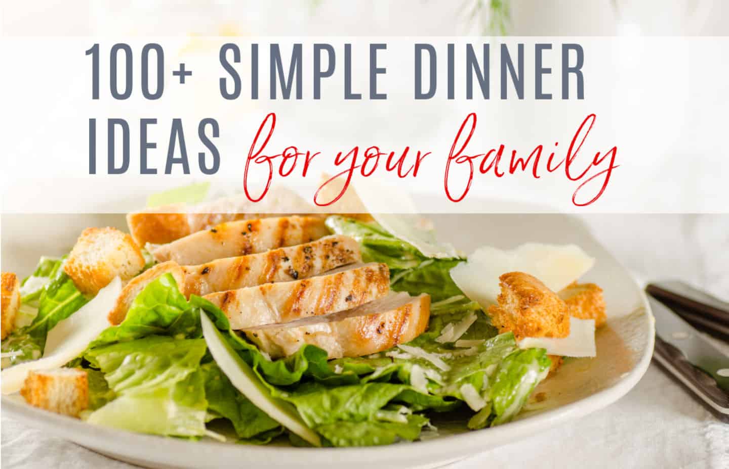 100+ Simple Family Meals To Make For Dinner - Realistic Homemaker